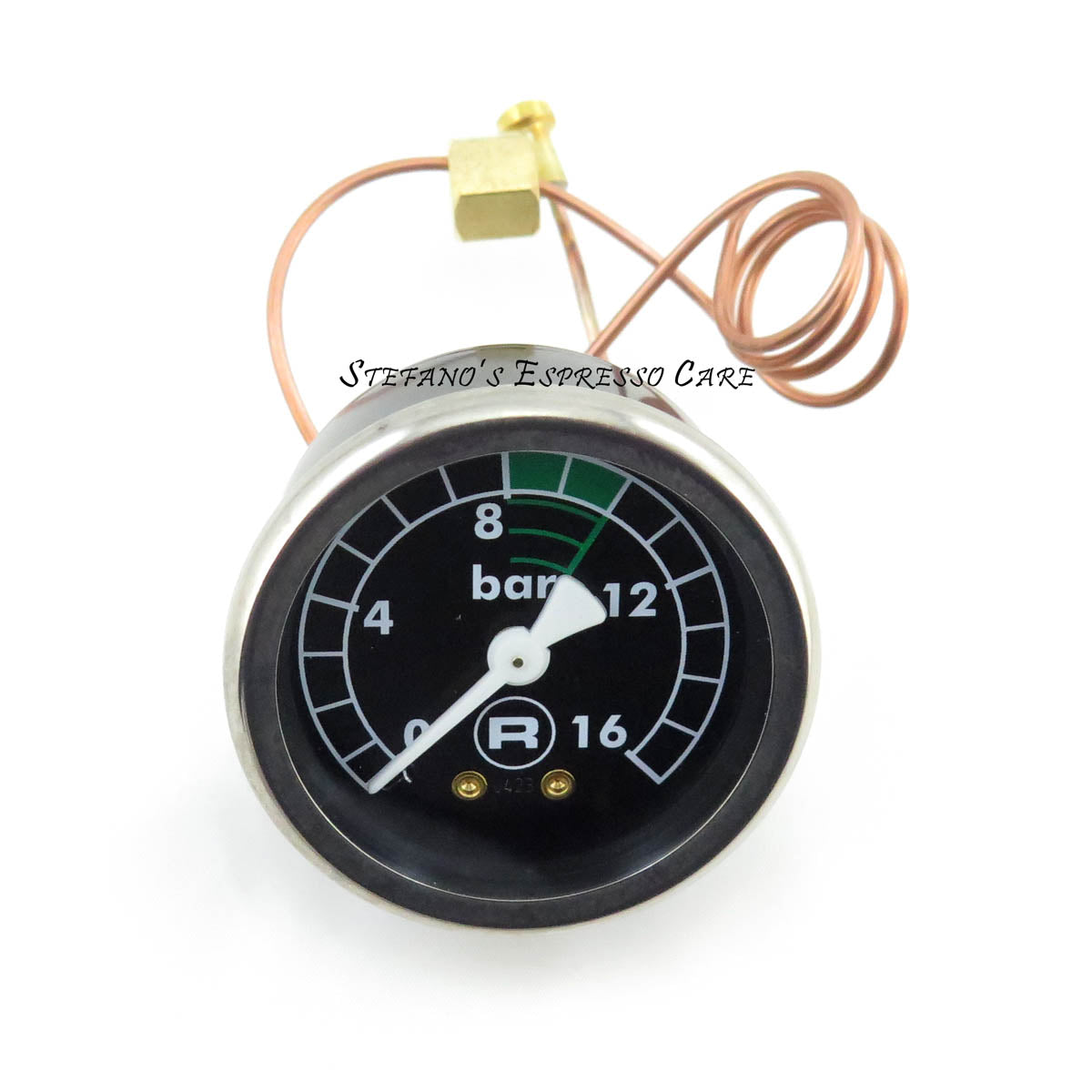 Rocket Water Pressure Gauge Black 52mm – Stefano's Espresso Care