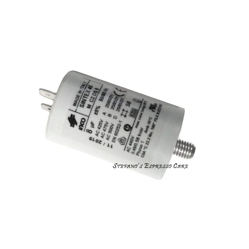 Rancilio Espresso Machine Motor Capacitor 8mF – Espresso Care